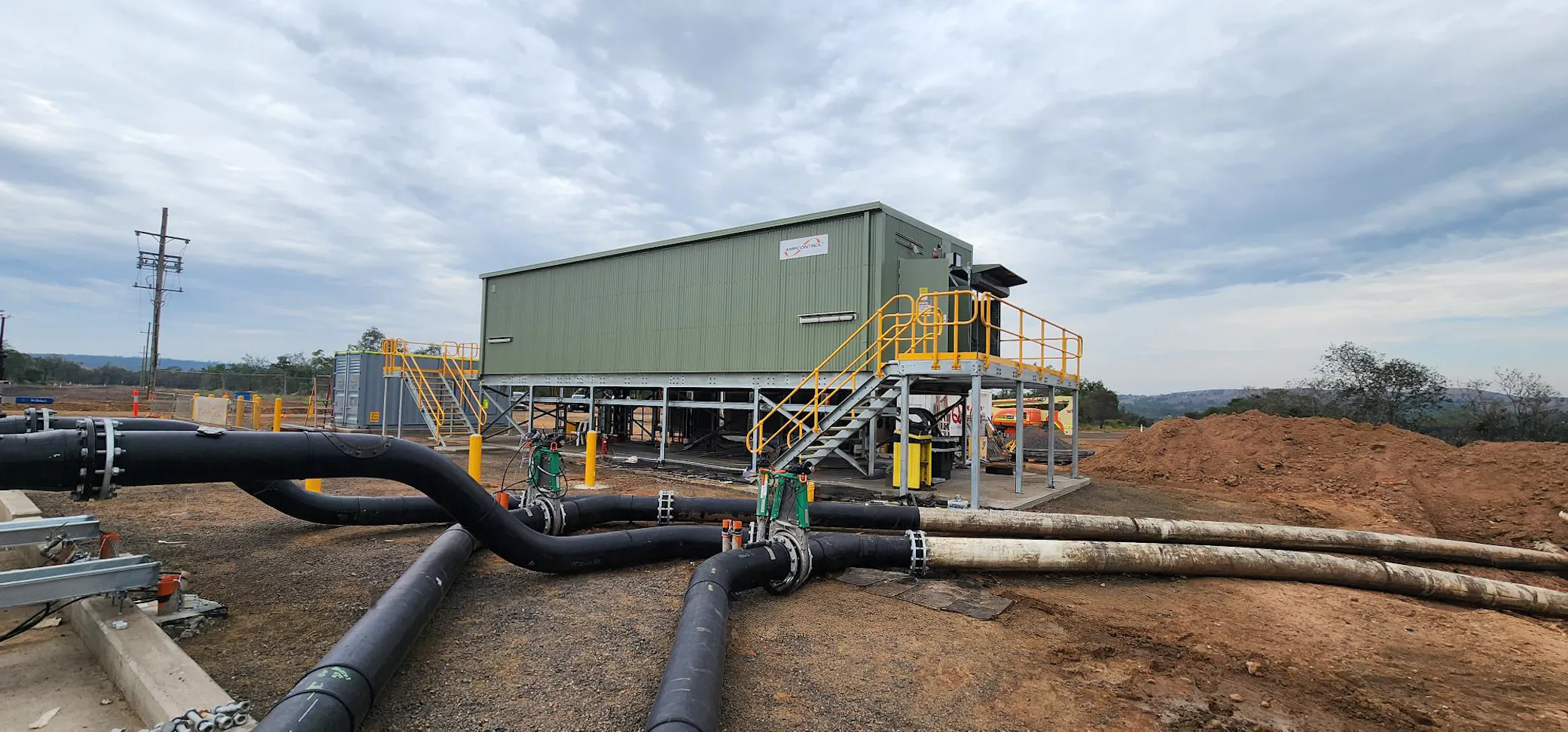 Switchroom for Mining Booster Pump